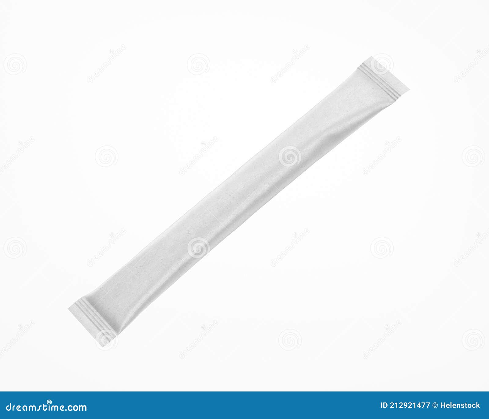 White Kraft Stick Sachet Mockup Stock Illustration - Illustration of ...