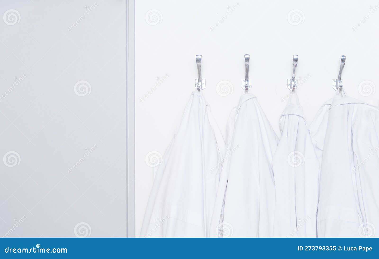 White Lab Coats in a Laboratory Stock Image - Image of physician ...