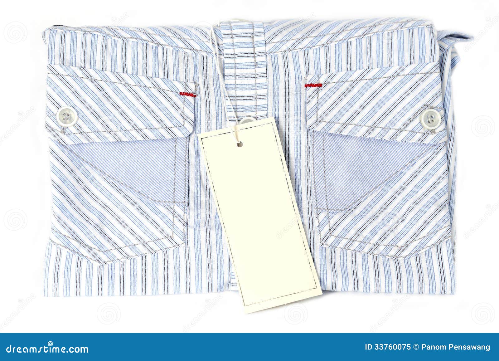 White label on the shirt stock illustration. Illustration of fashion ...