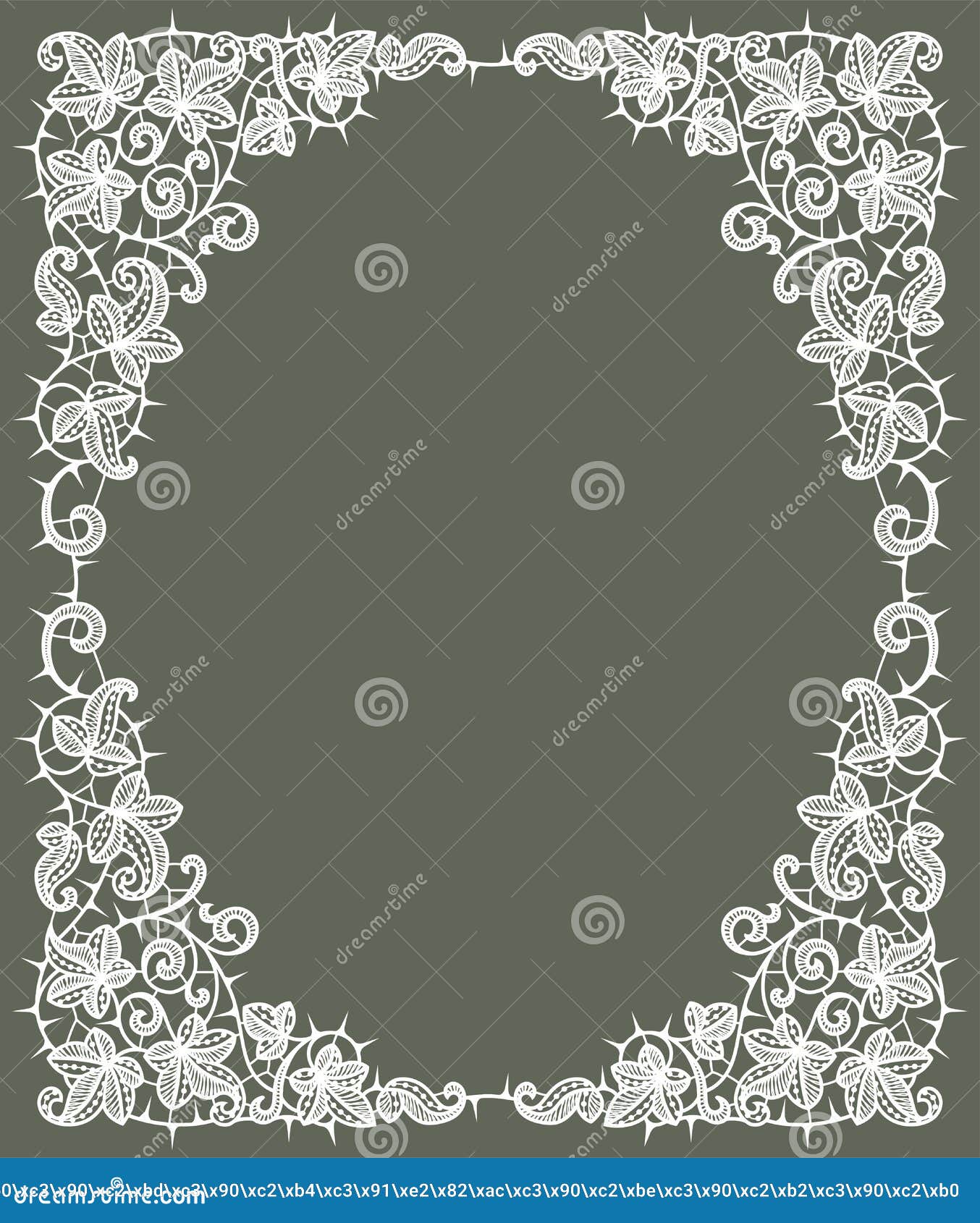 White Lace. Card stock vector. Illustration of style - 64680028