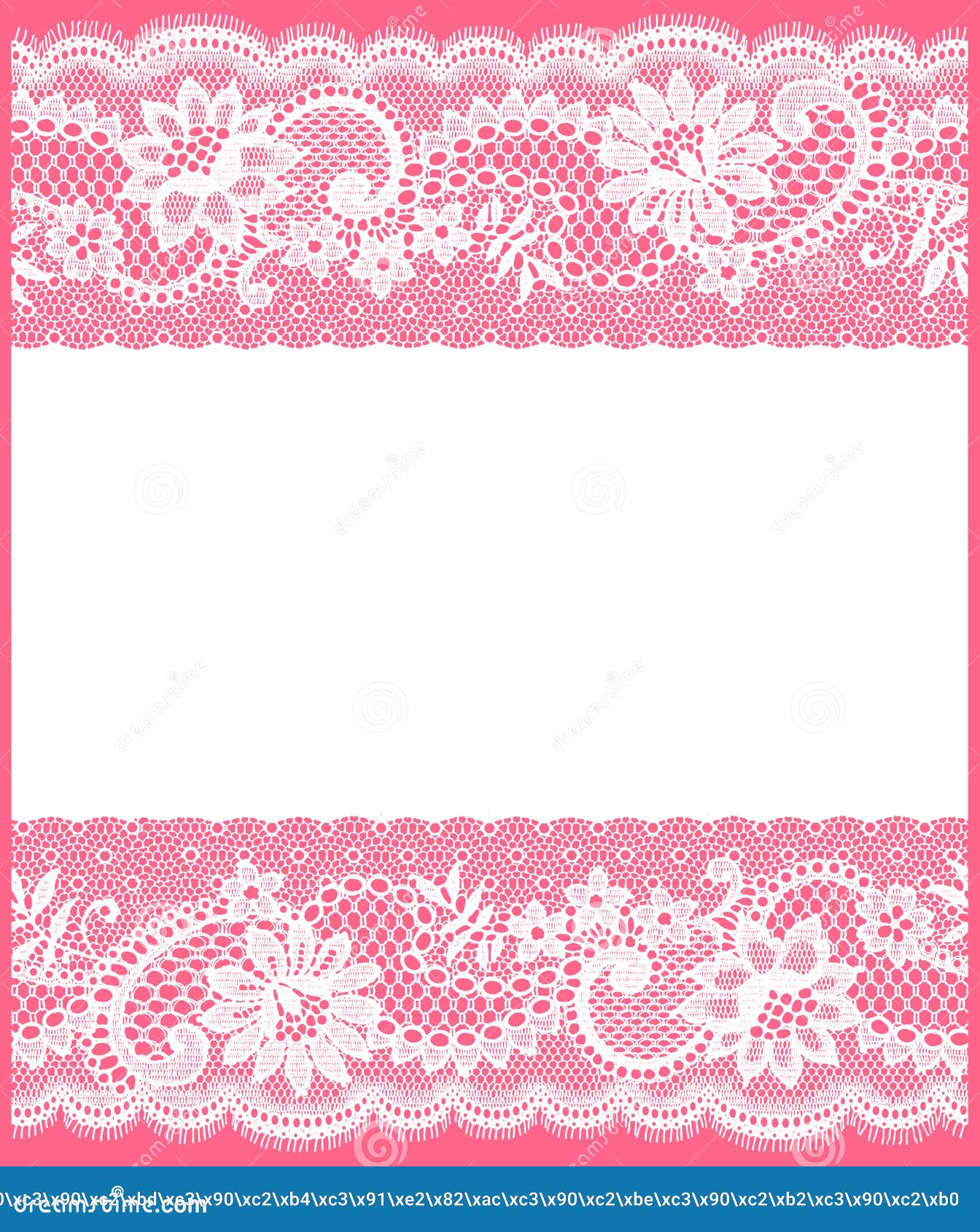 White Lace Card. stock vector. Illustration of cultures - 55153524