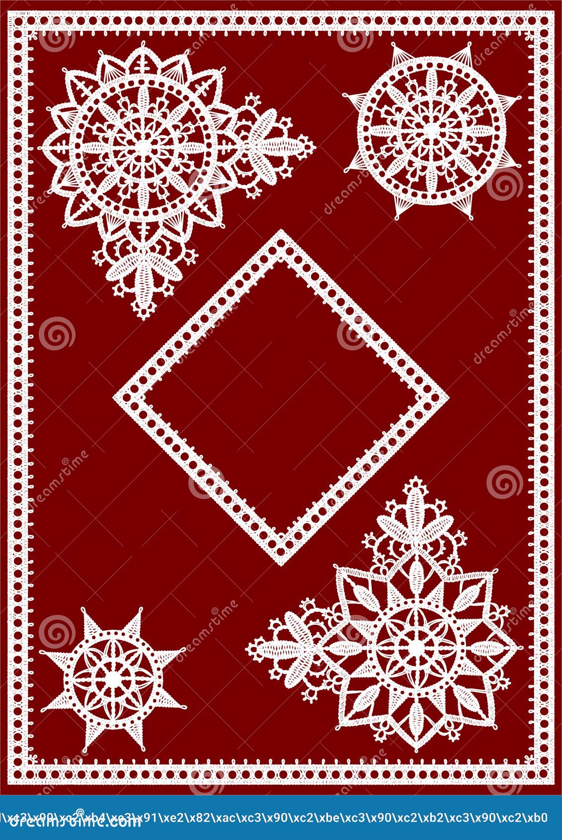 White Lace. Clip Art. Cartoon Vector | CartoonDealer.com #55185499