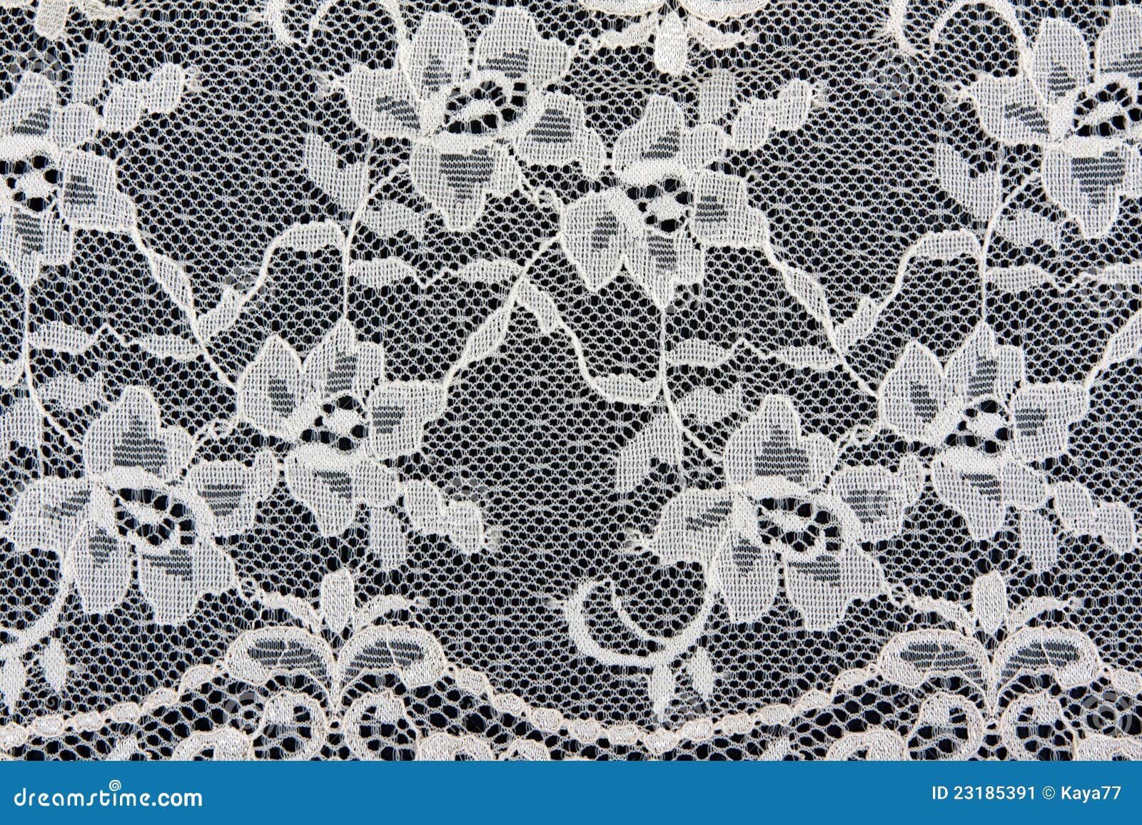 White Lace with a Floral Pattern Stock Image - Image of shape, abstract ...