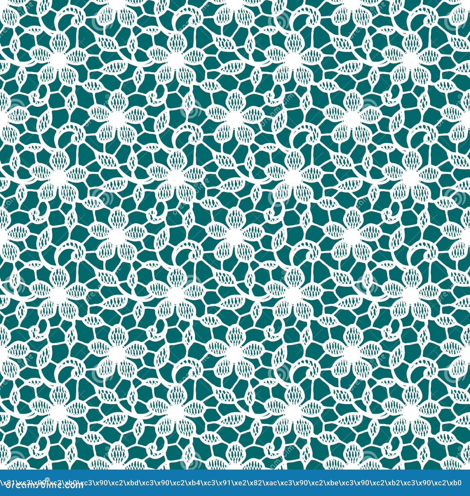 White Lace. Floral Seamless Pattern. Stock Vector - Illustration of ...