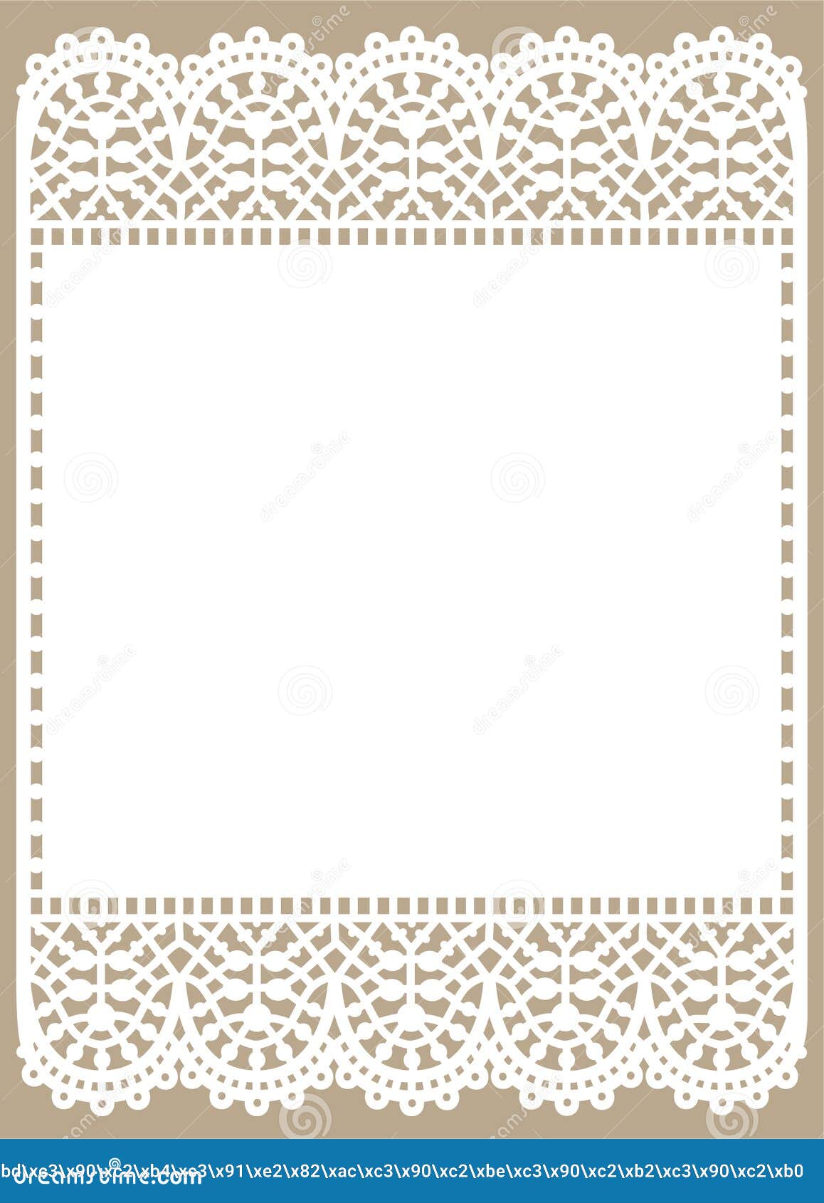 White Lace. Frame. stock vector. Illustration of easter - 56775546
