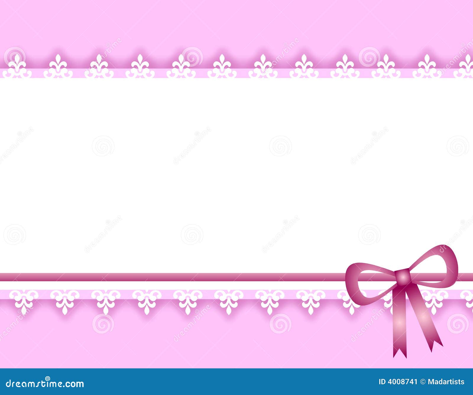 White Lace Purple Ribbon Border Background Stock Illustration ...