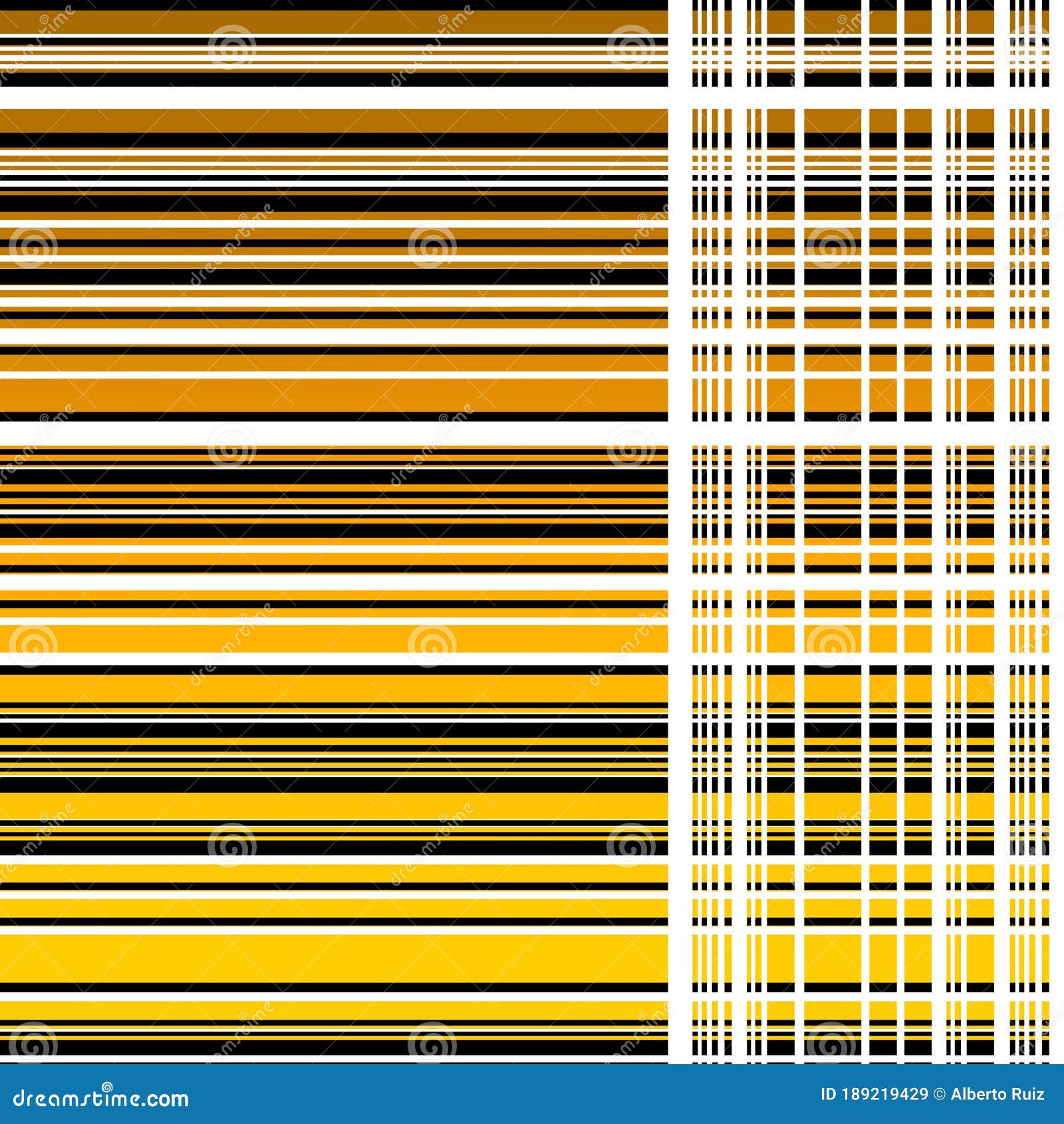 White and Lack Lines Crossed Over Orange Backlight Stock Illustration ...