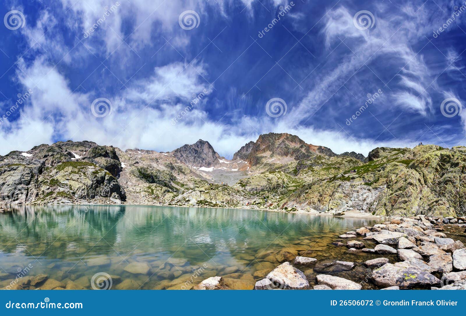 White Lake in Chamonix Valley Stock Photo - Image of blue, water: 26506072
