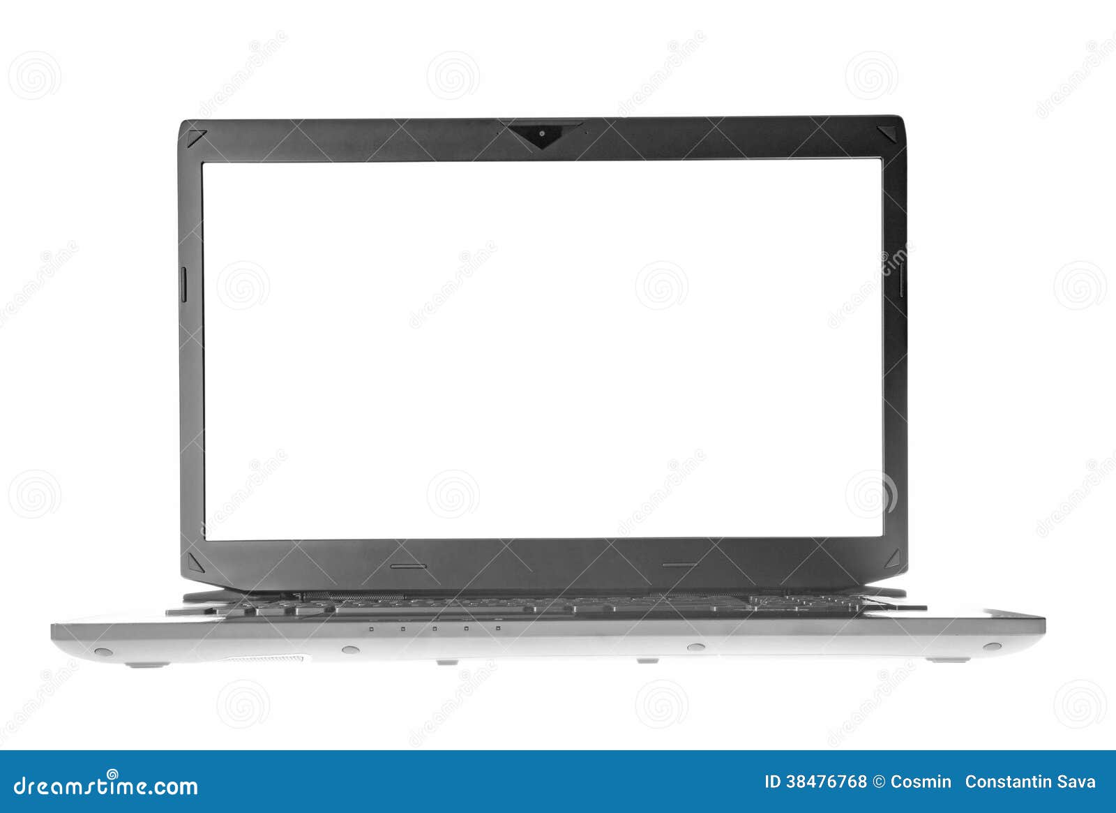 White laptop screen stock photo. Image of information - 38476768