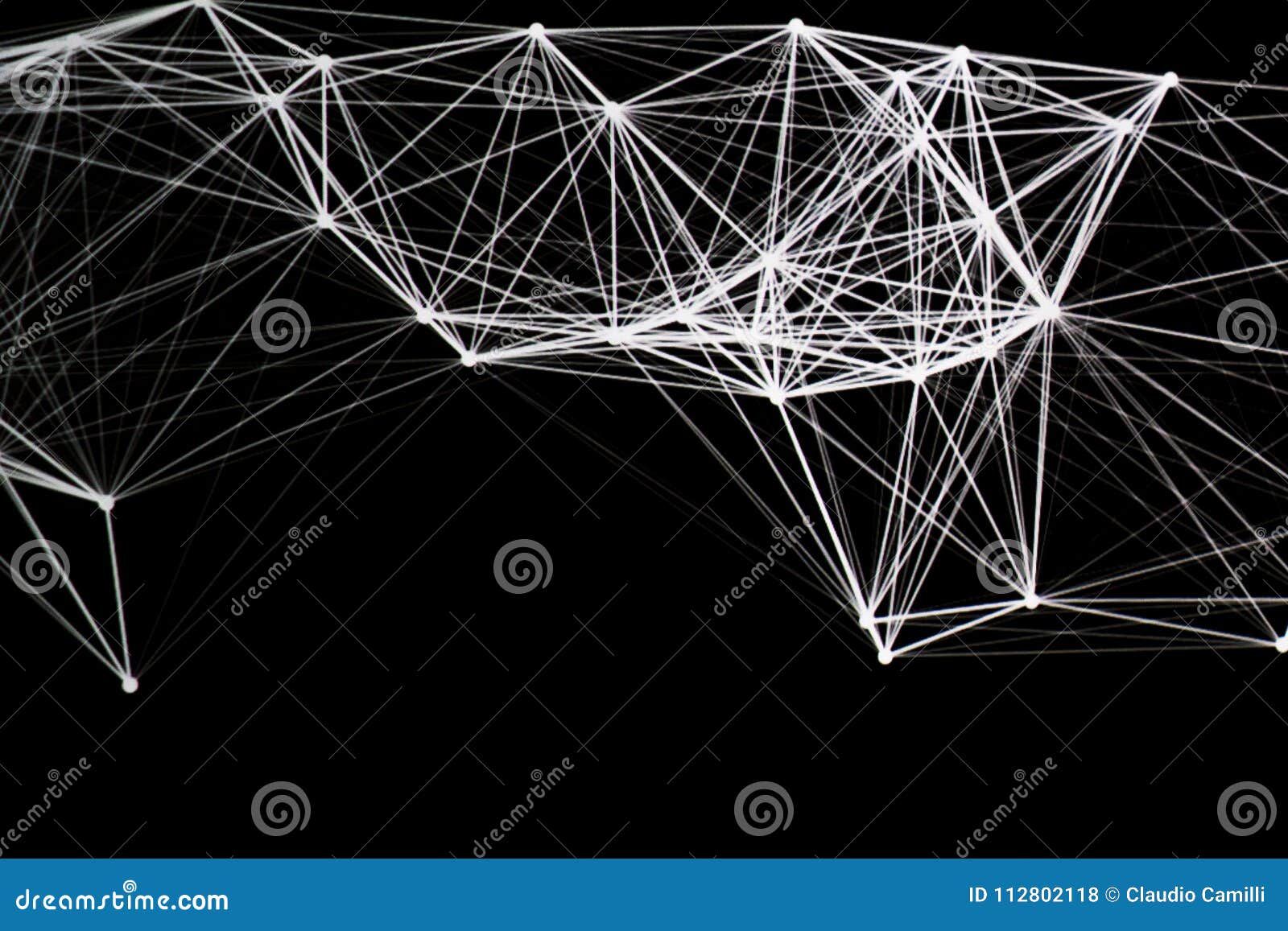 White Laser Line on Dark Background Stock Illustration - Illustration ...