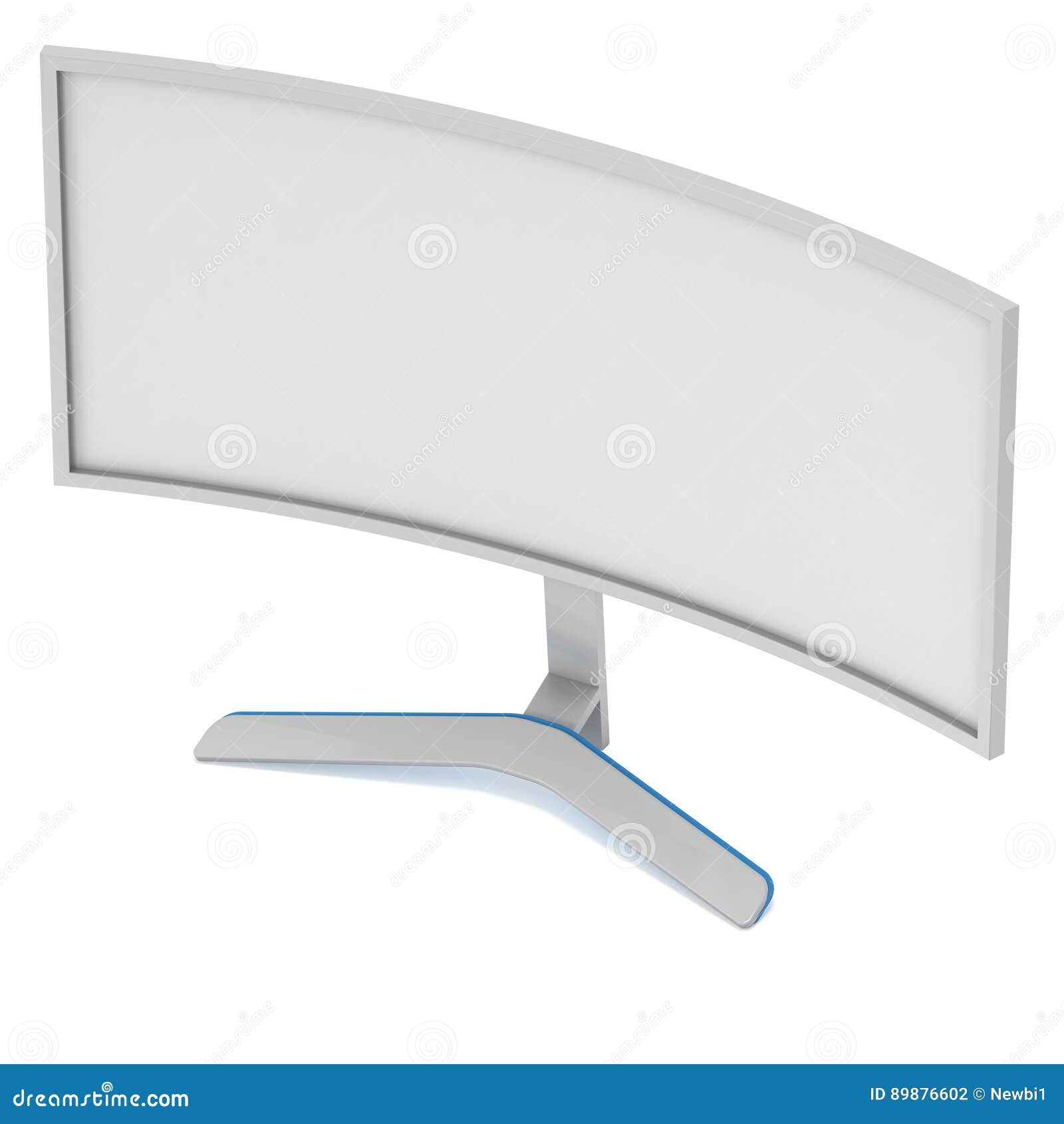 White LCD tv screen stock illustration. Illustration of panel - 89876602