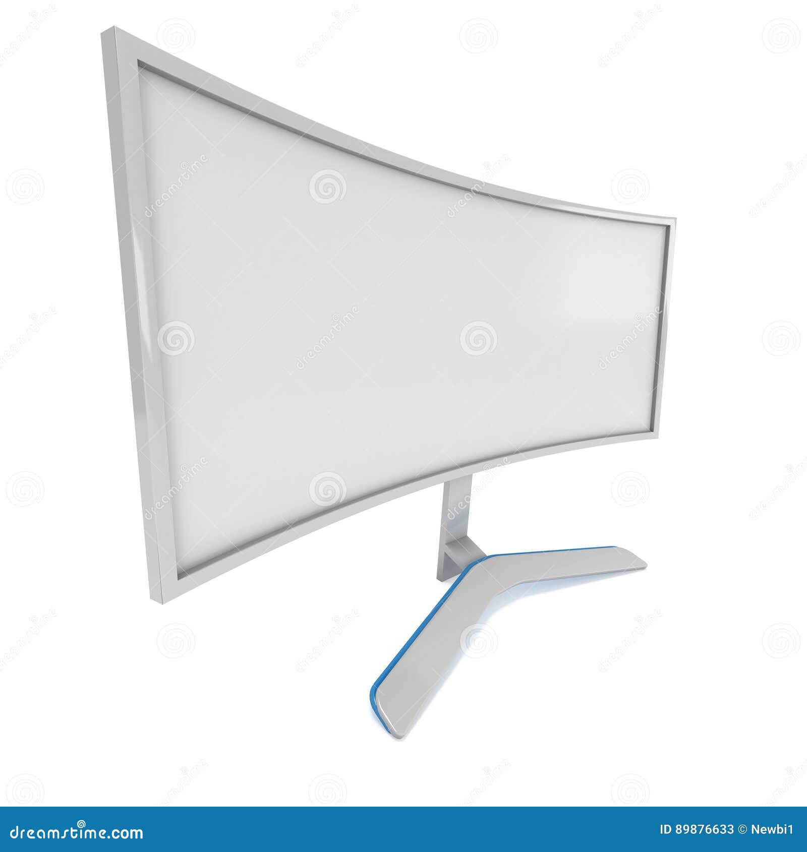 White LCD tv screen stock illustration. Illustration of panel - 89876633