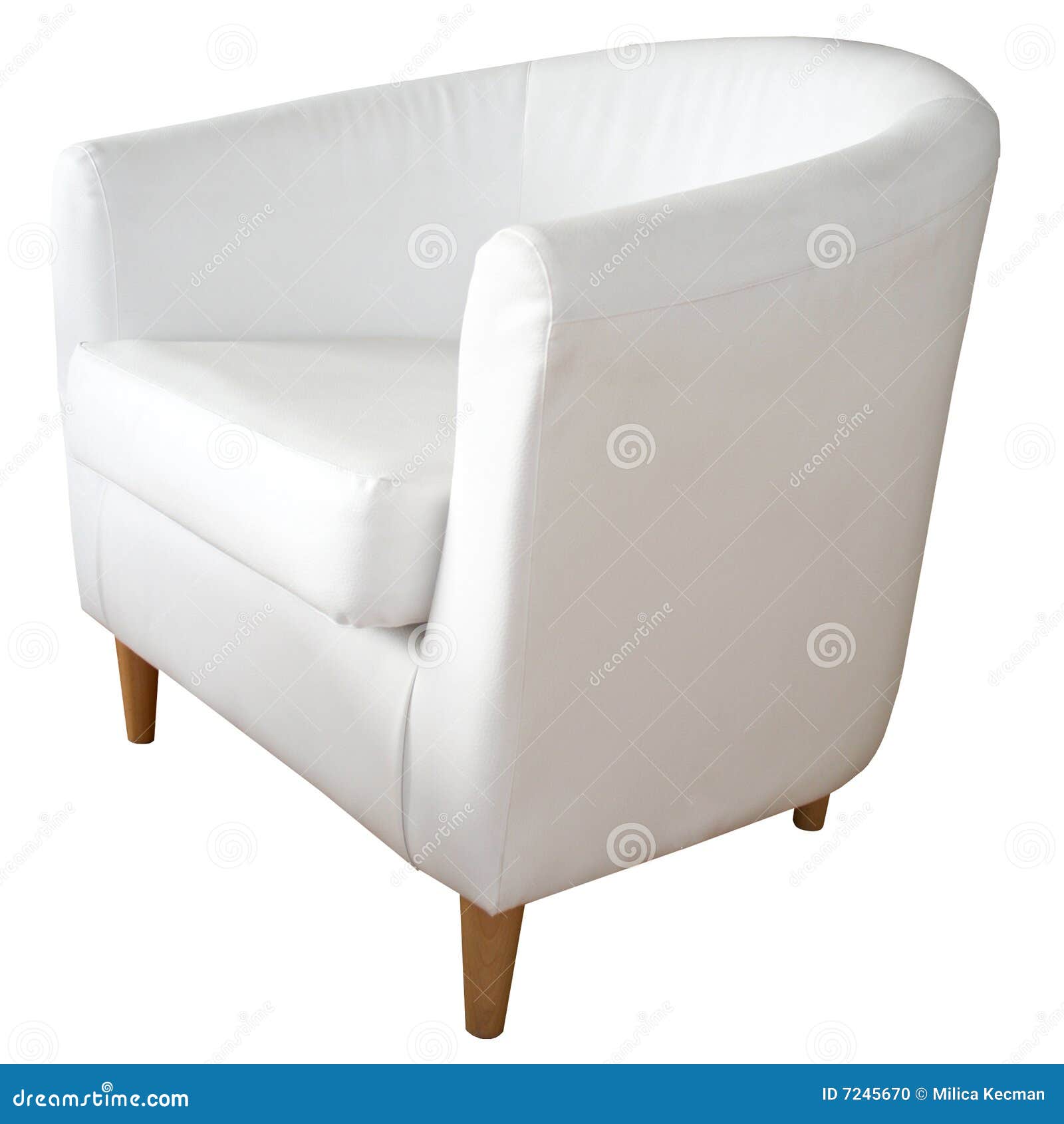 White leather chair stock photo. Image of chair, luxury - 7245670