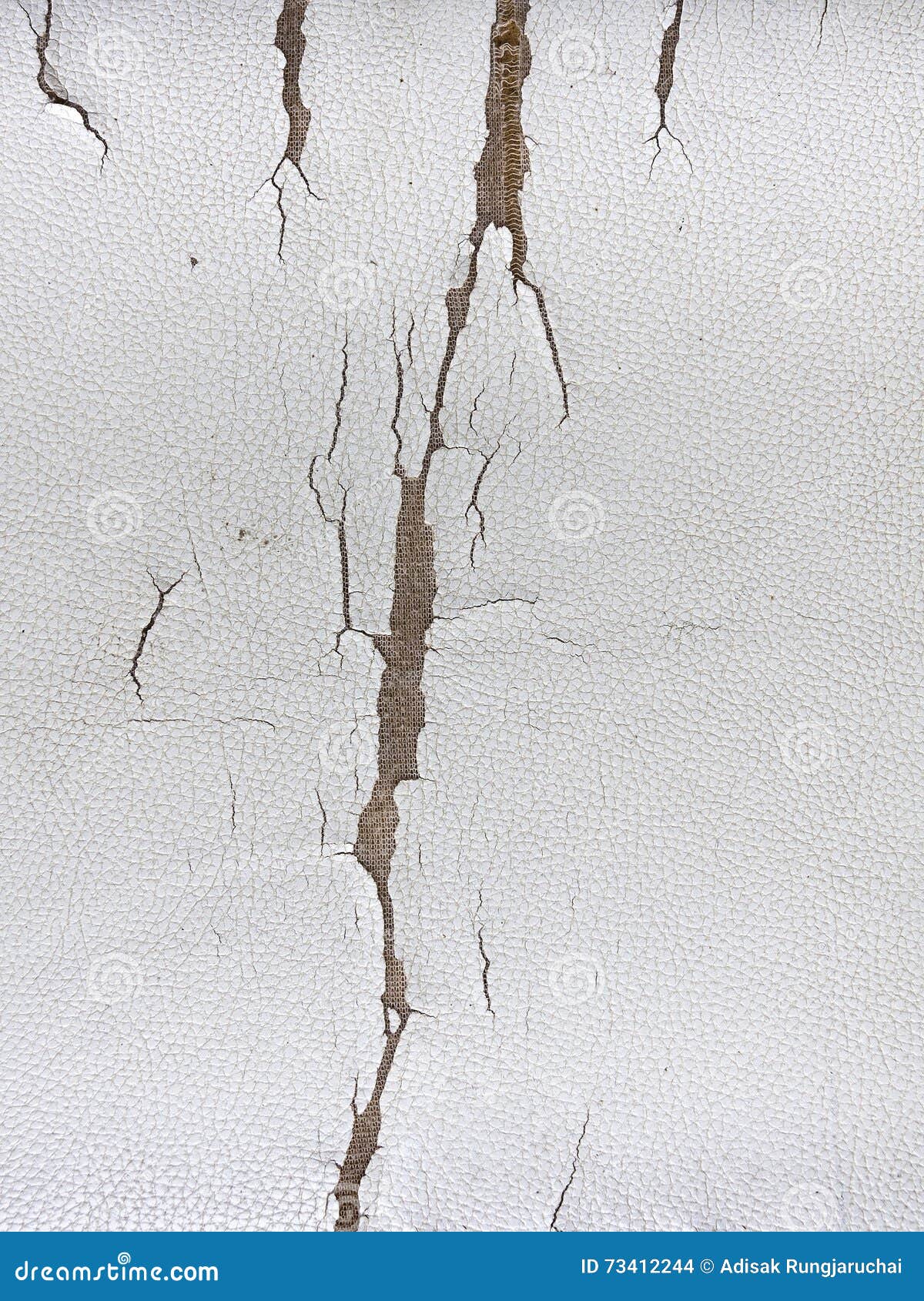 White Leather Damaged or Cracked Stock Photo - Image of design, damage ...
