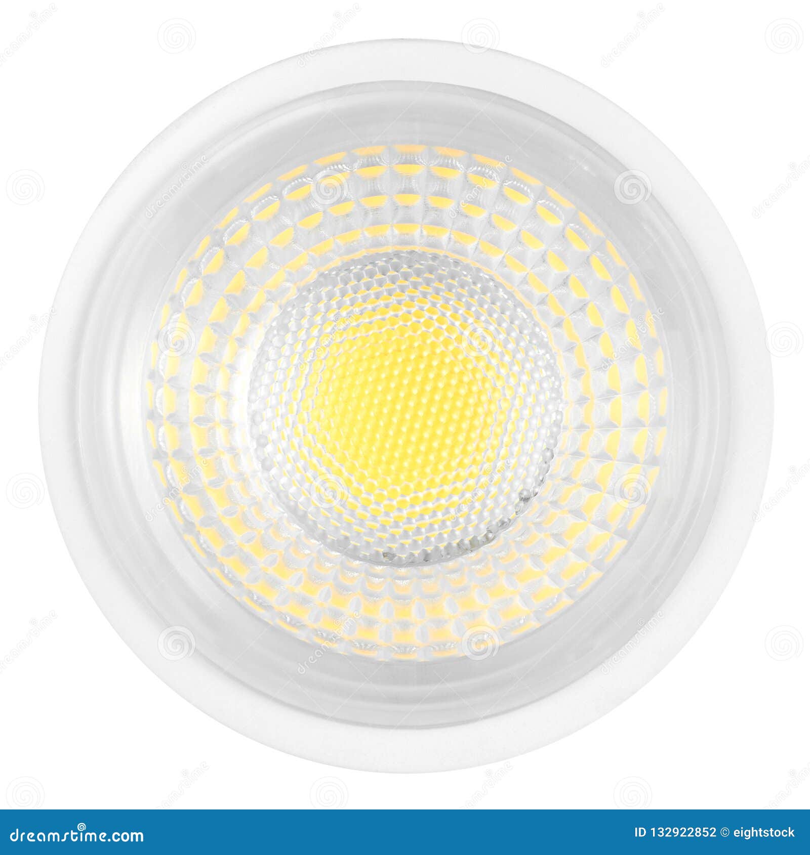 White LED Light Bulb Isolated on White Background Stock Photo - Image ...