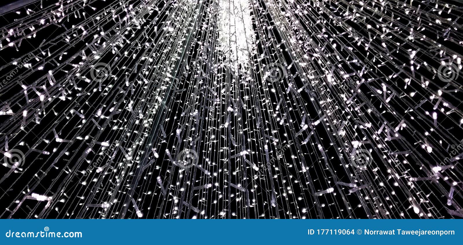 White led light. stock photo. Image of dark, decorate - 177119064