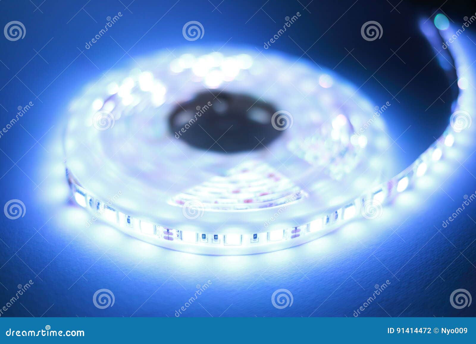 White LED strip light stock photo. Image of closeup, energy - 91414472