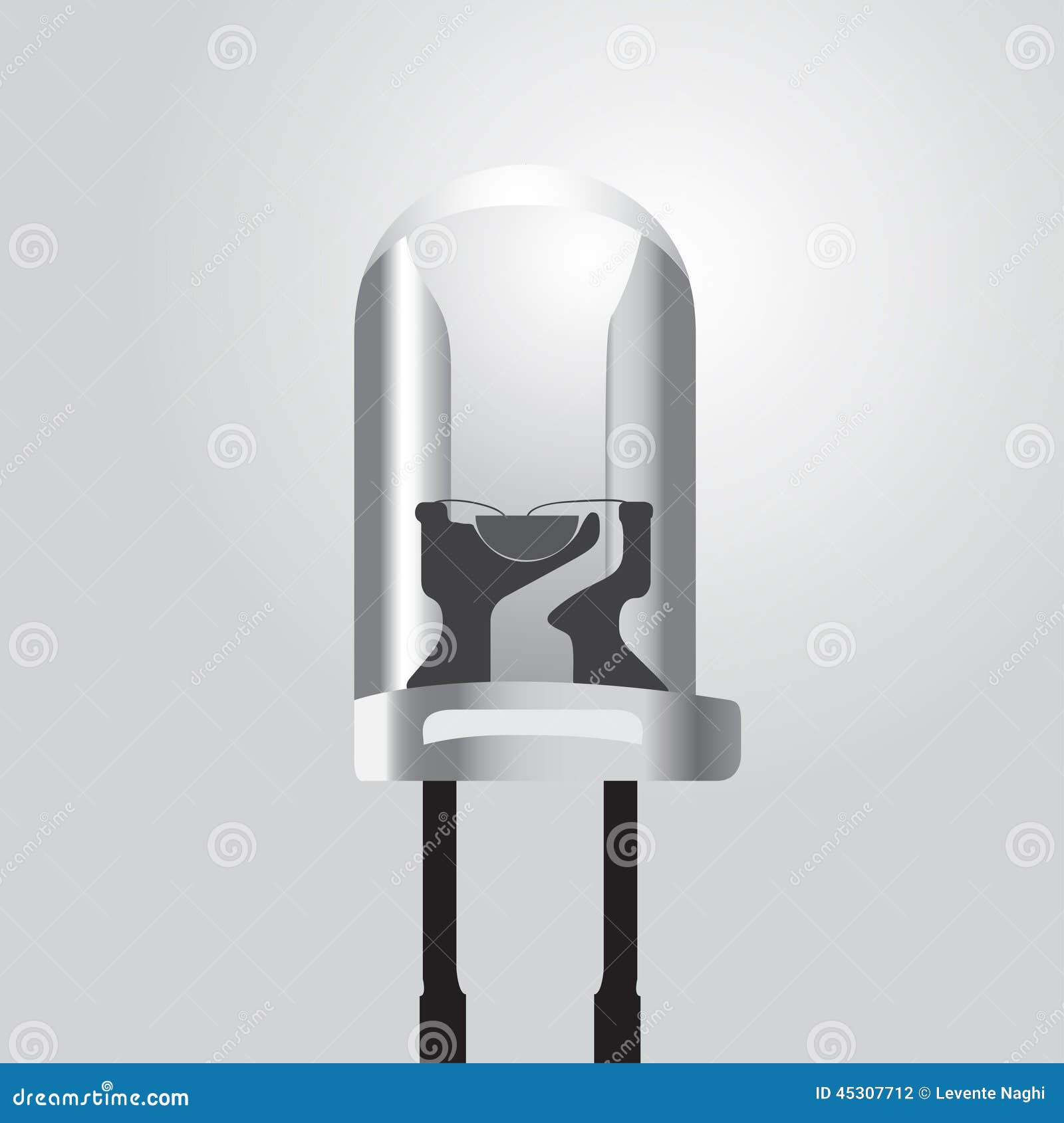 White LED stock vector. Illustration of environment, light - 45307712