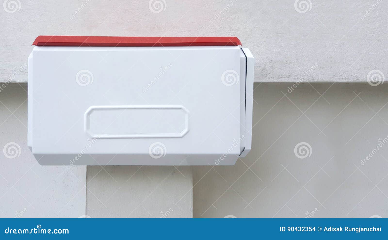 White Letter box stock photo. Image of lock, deliver - 90432354
