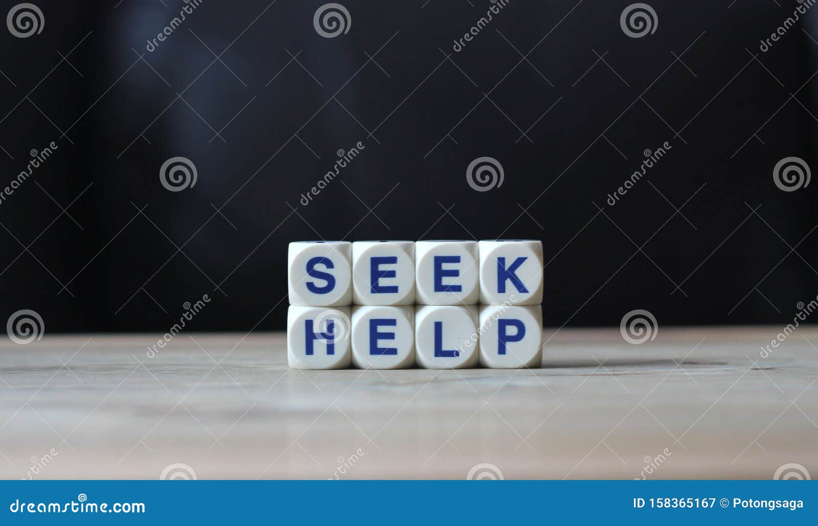 Seek help stock image. Image of help, table, black, white - 158365167