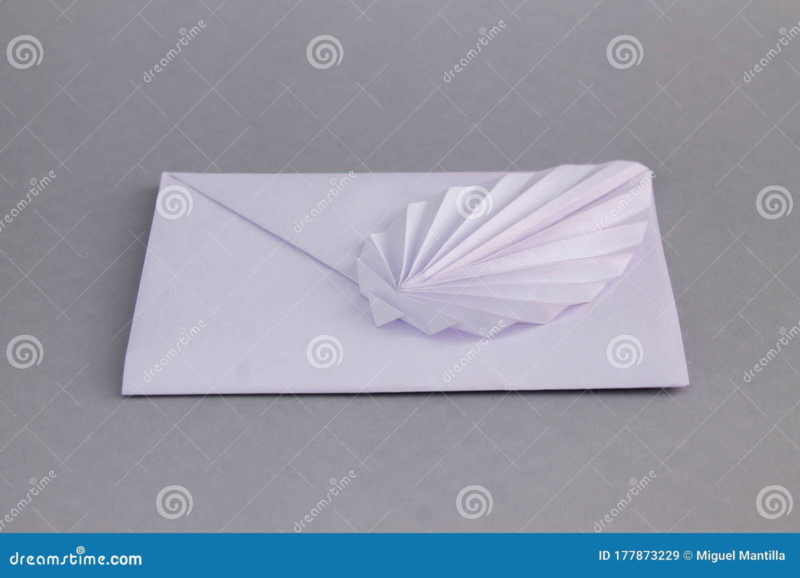 White Letters Envelope on Gray Background Stock Image - Image of ...