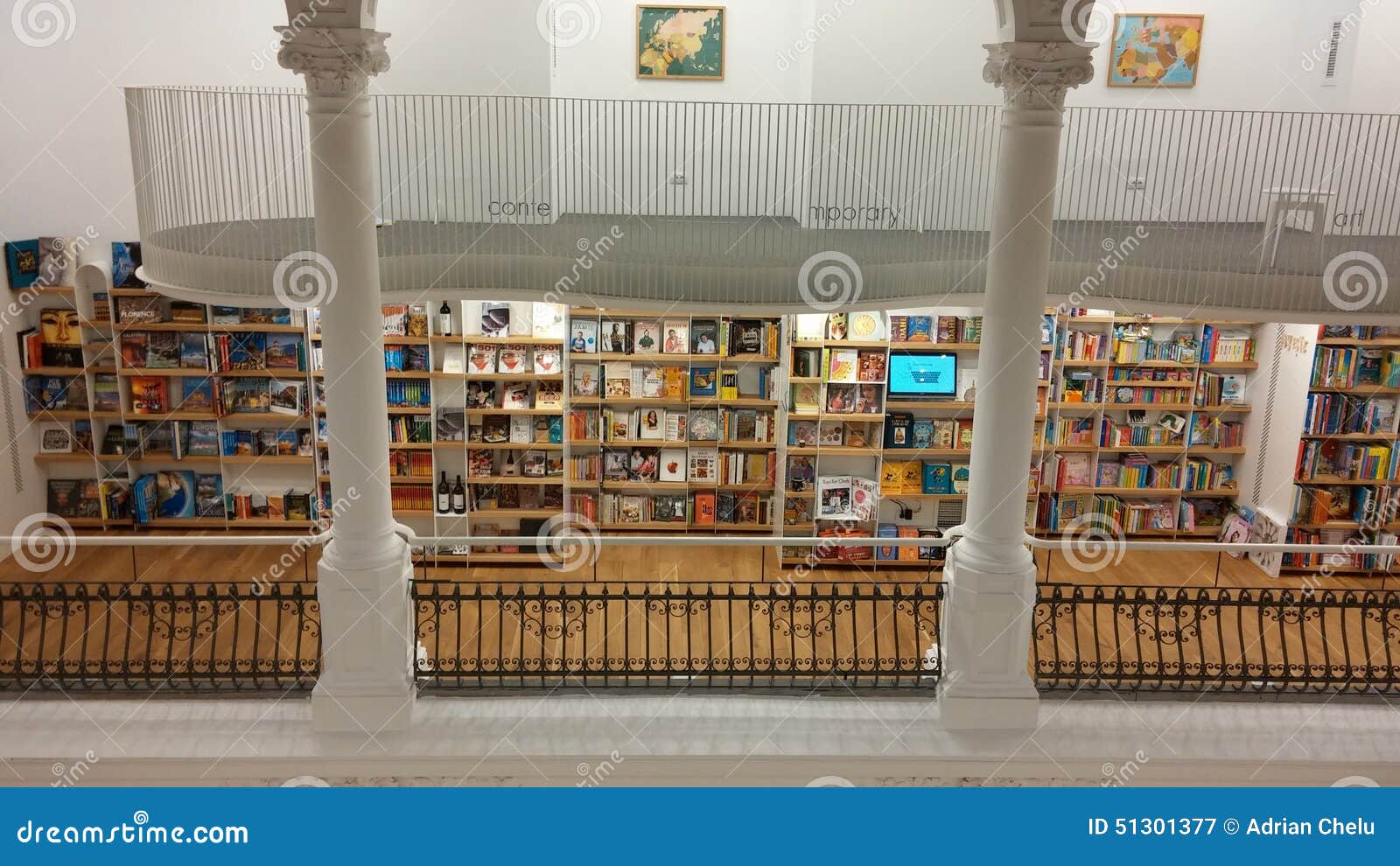 The white library editorial photography. Image of university - 51301377