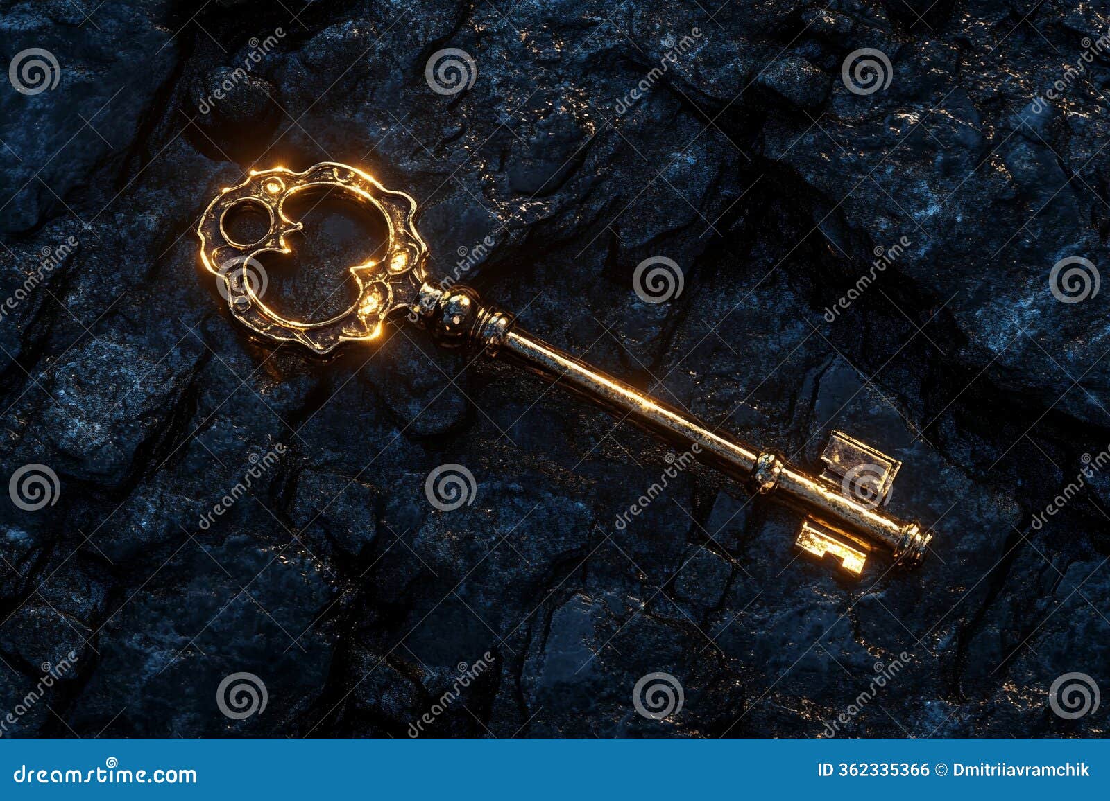 White Light Beams through the Keyhole, Signifying an Idea or Hope Stock ...