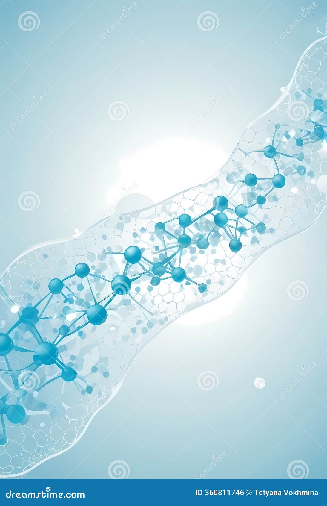 White and Light Blue Medical Abstract Gradient Background with ...