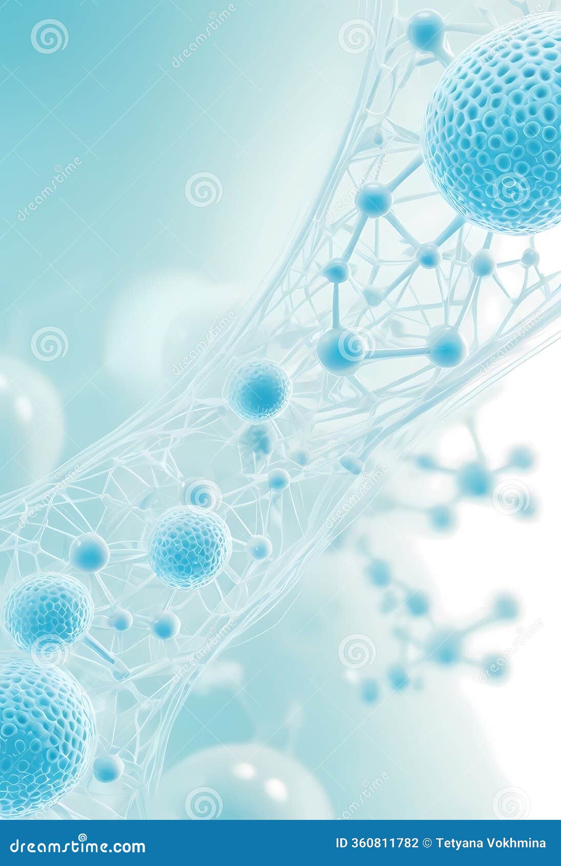 White and Light Blue Medical Abstract Gradient Background with ...