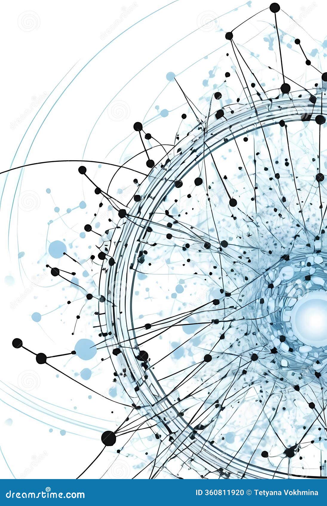 White and Light Blue Medical Abstract Gradient Background with ...