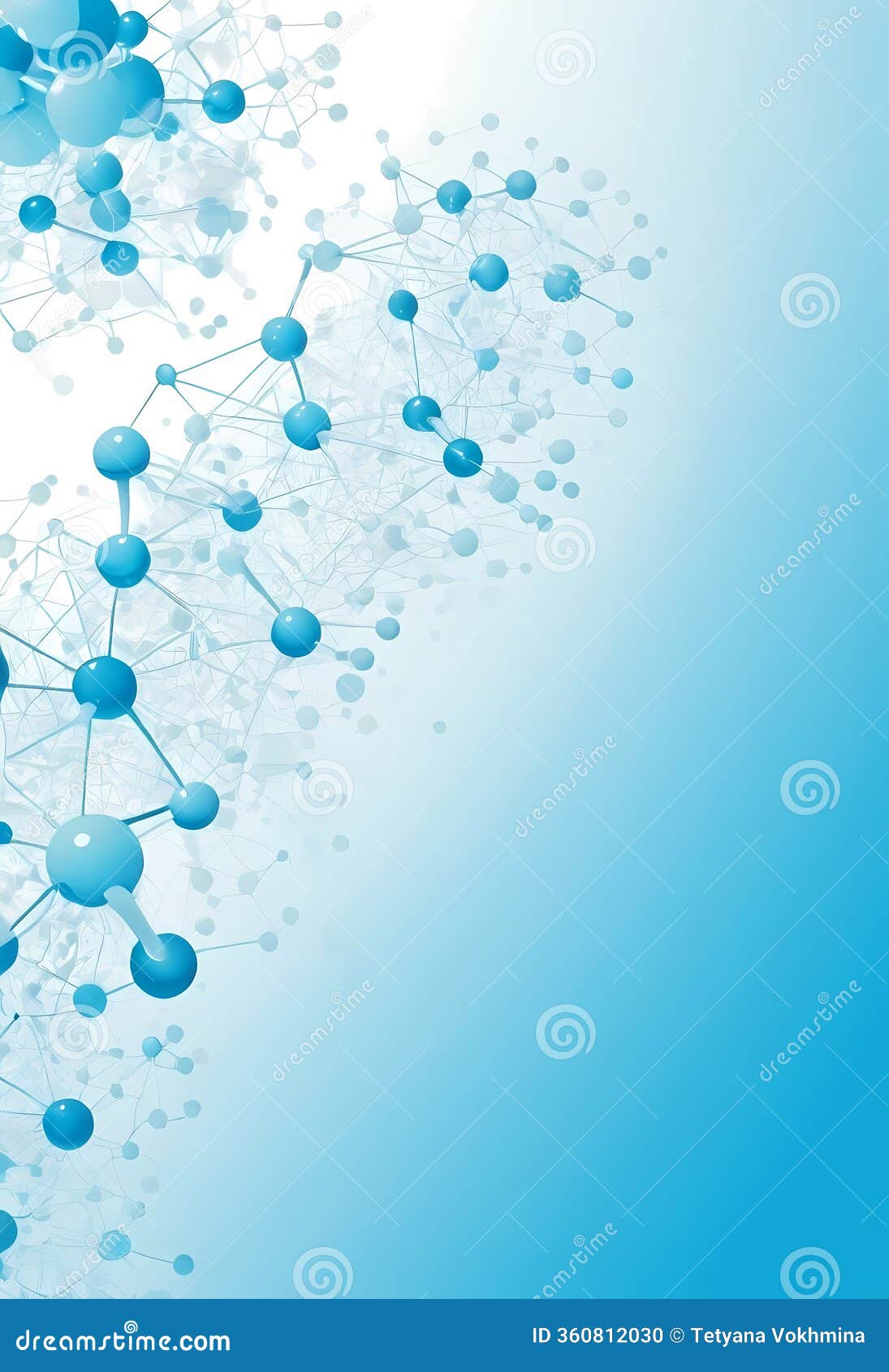 White and Light Blue Medical Abstract Gradient Background with ...