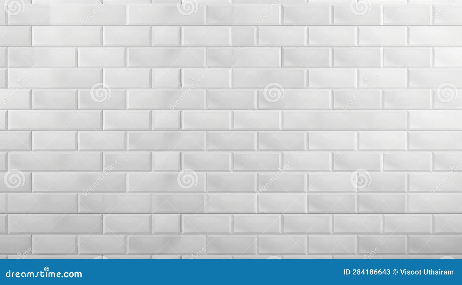 White Light Brick Tiles Tilework Glazed Ceramic Wall, Classic White ...