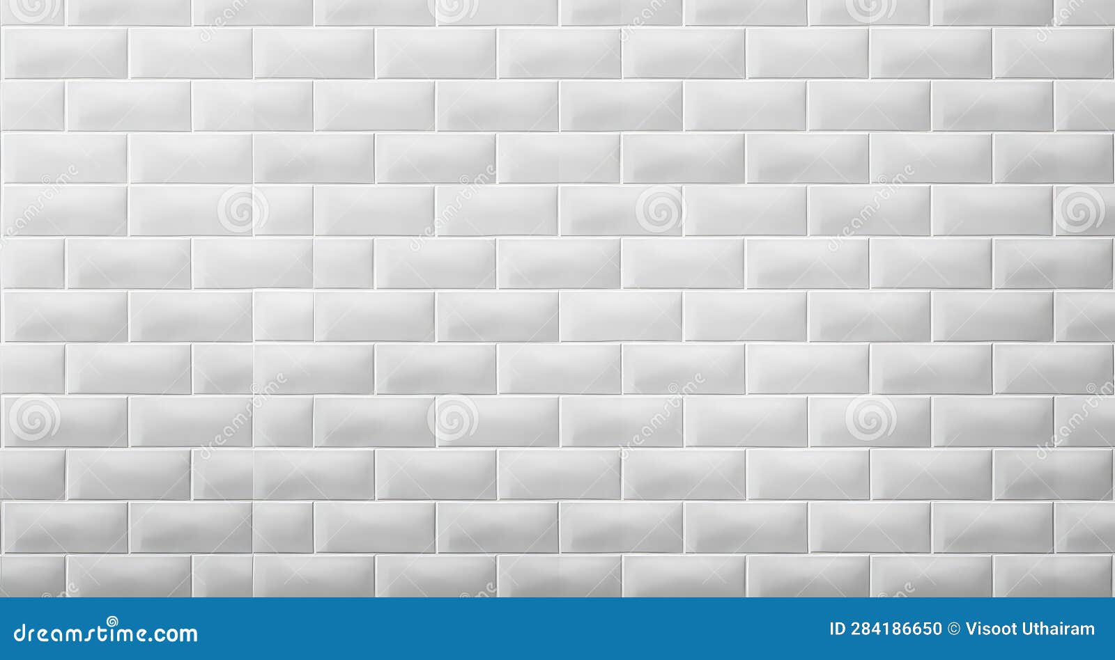White Light Brick Tiles Tilework Glazed Ceramic Wall, Classic White ...