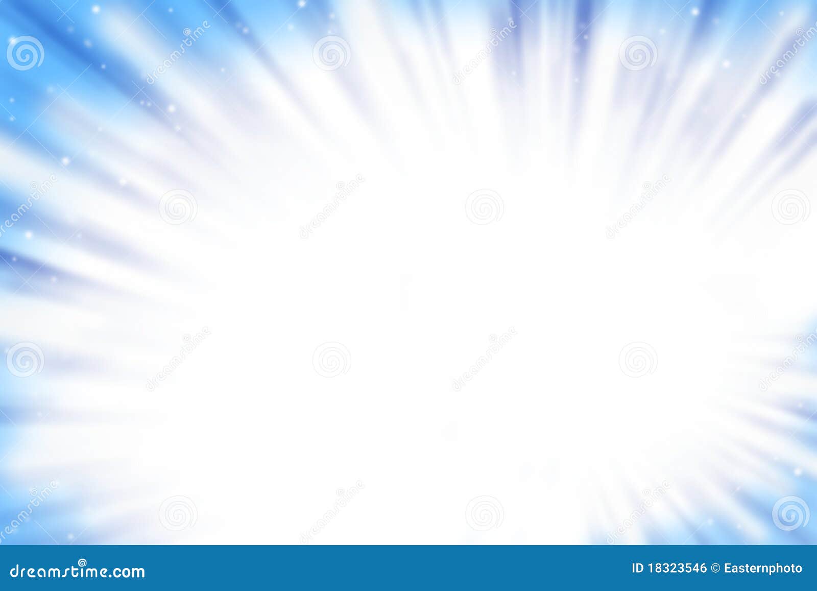 White light burst on blue stock illustration. Illustration of rays ...