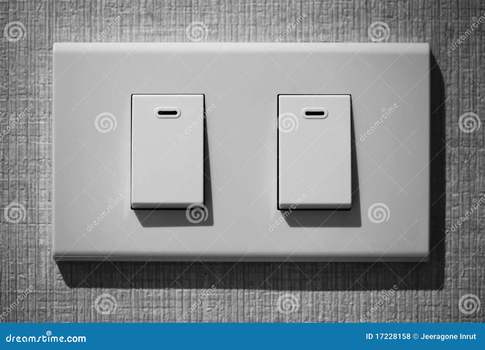 White light switch stock photo. Image of close, business - 17228158