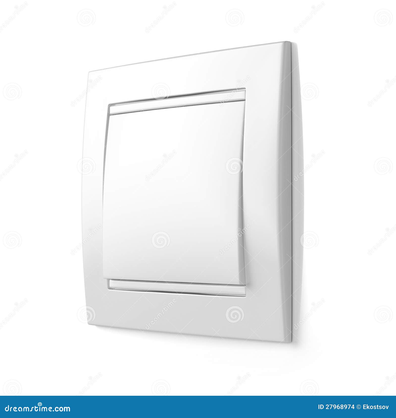 White light switch stock illustration. Illustration of button - 27968974