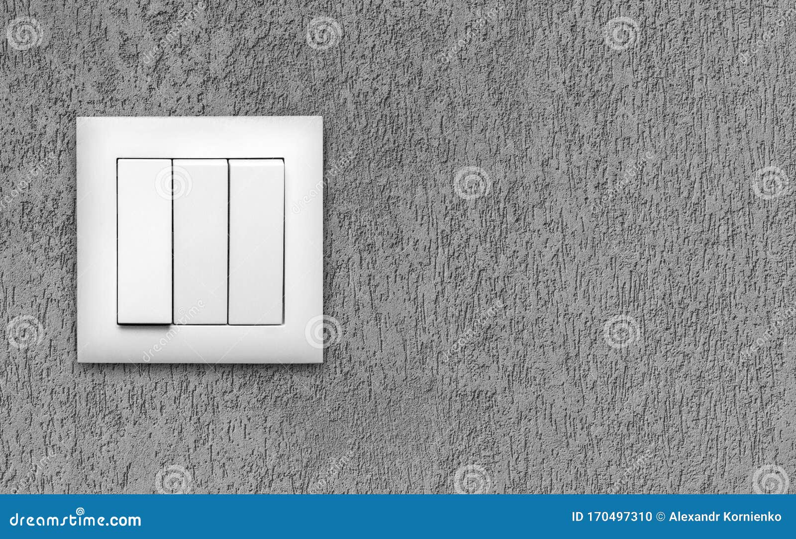 White light switches stock photo. Image of interior - 170497310