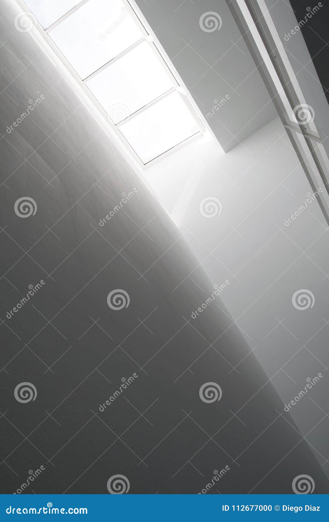 White light on walls stock photo. Image of design, silver - 112677000
