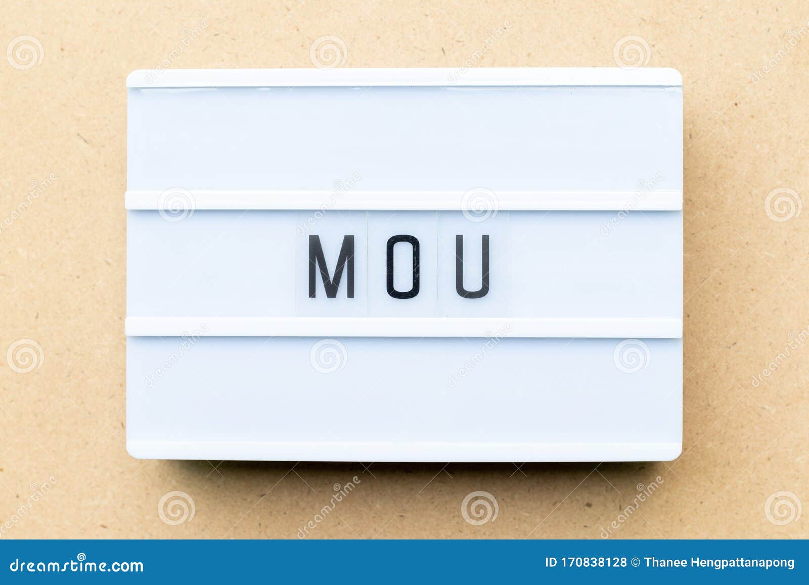 MOU - Memorandum Of Understanding Acronym With Marker, Business Concept ...