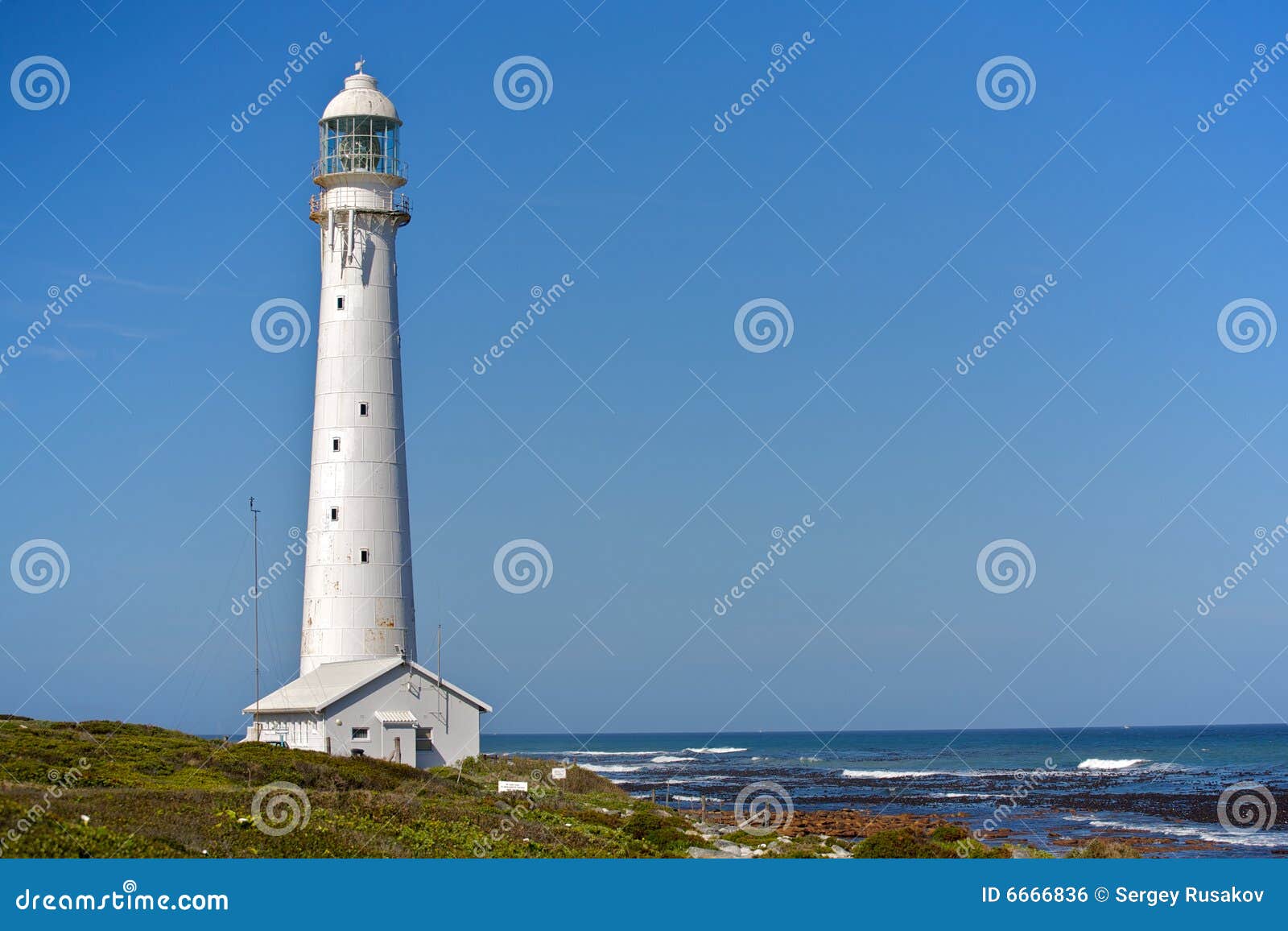 White Lighthouse stock photo. Image of tall, height, outdoor - 6666836