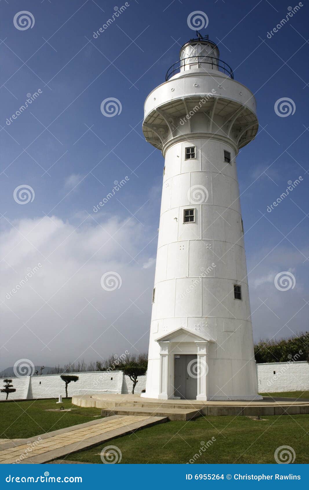 The White Lighthouse stock photo. Image of ocean, protection - 6955264