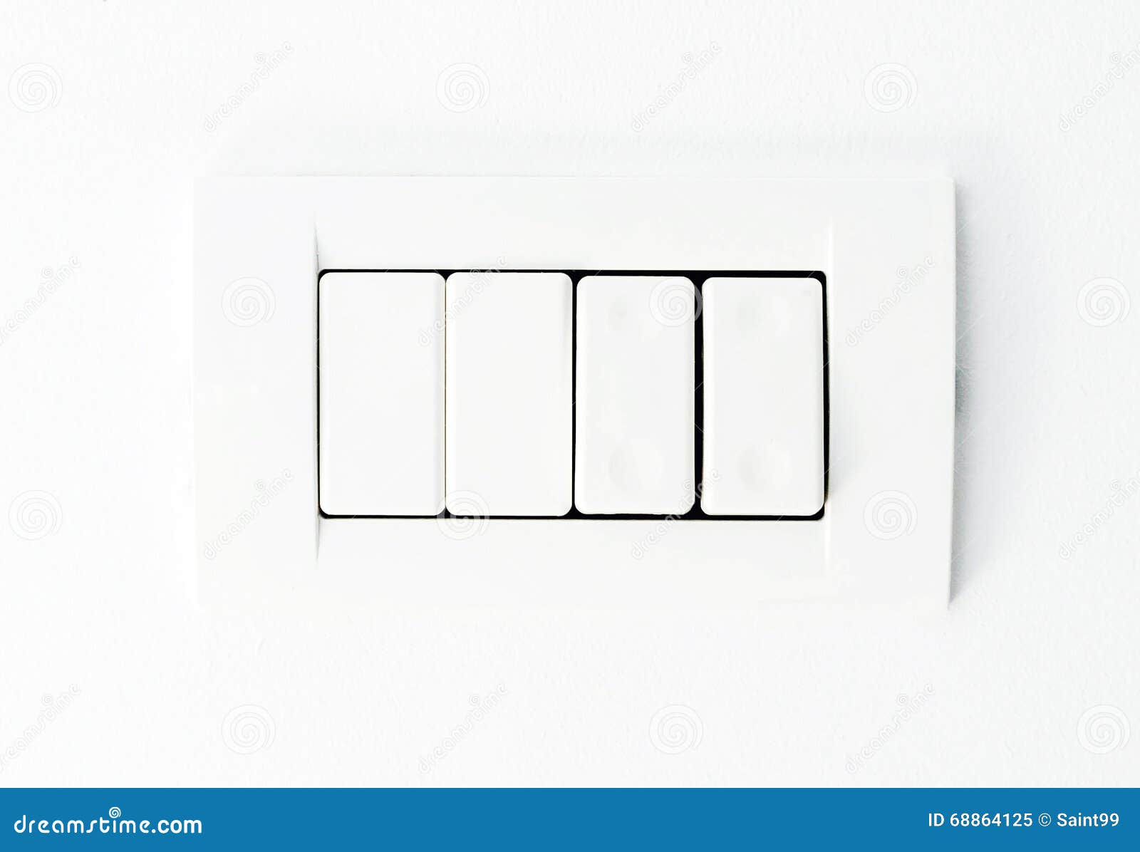 White Lights Switch stock image. Image of electician - 68864125