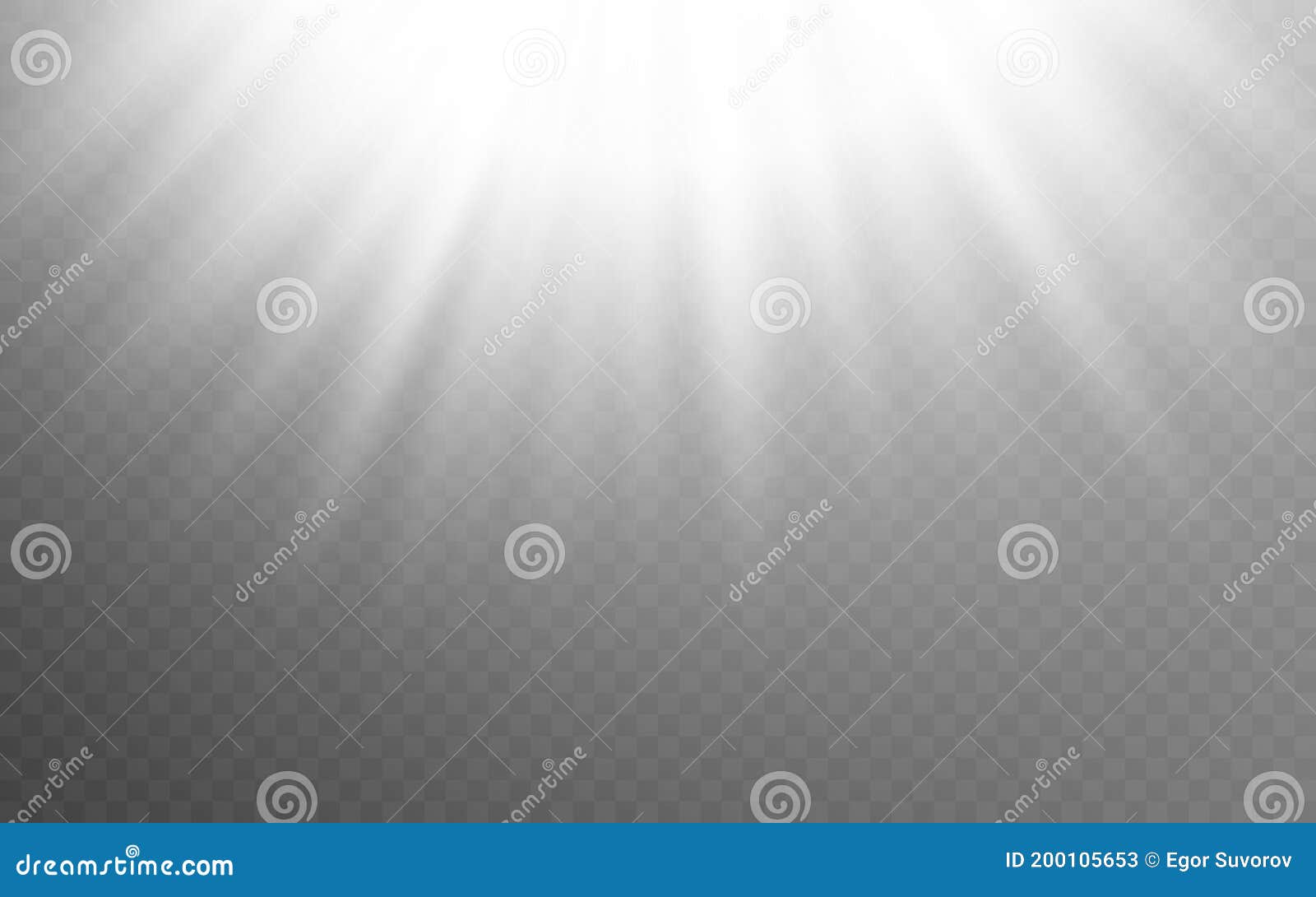 White Lights on Transparent Backdrop. White Abstract Lighting Effect ...