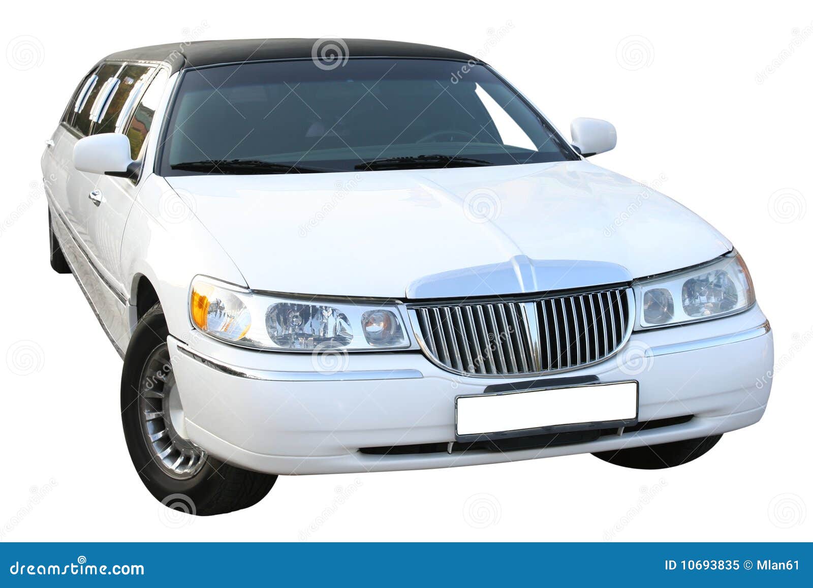 White Limousine stock image. Image of auto, transport - 10693835