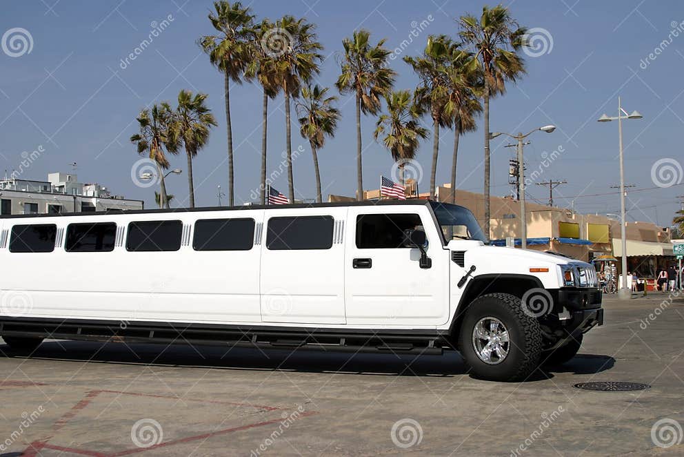 White limousine stock image. Image of vacation, transportation - 2147247