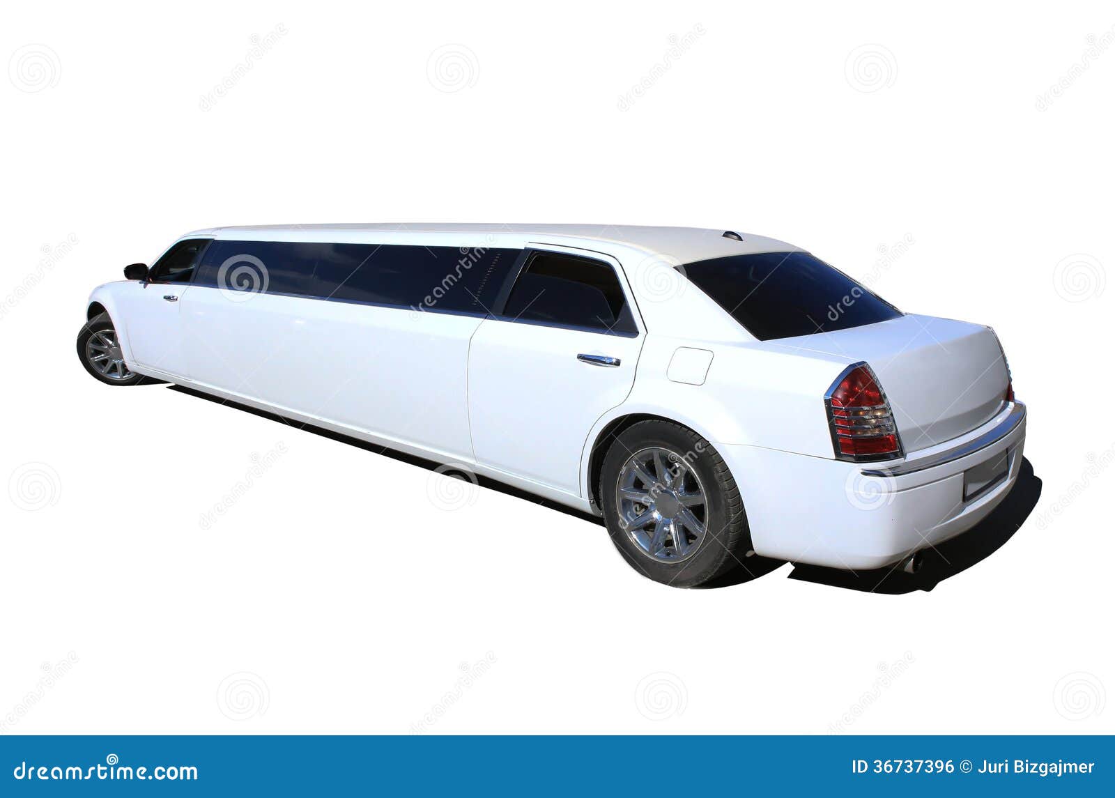 White limousine isolated stock photo. Image of limousines - 36737396