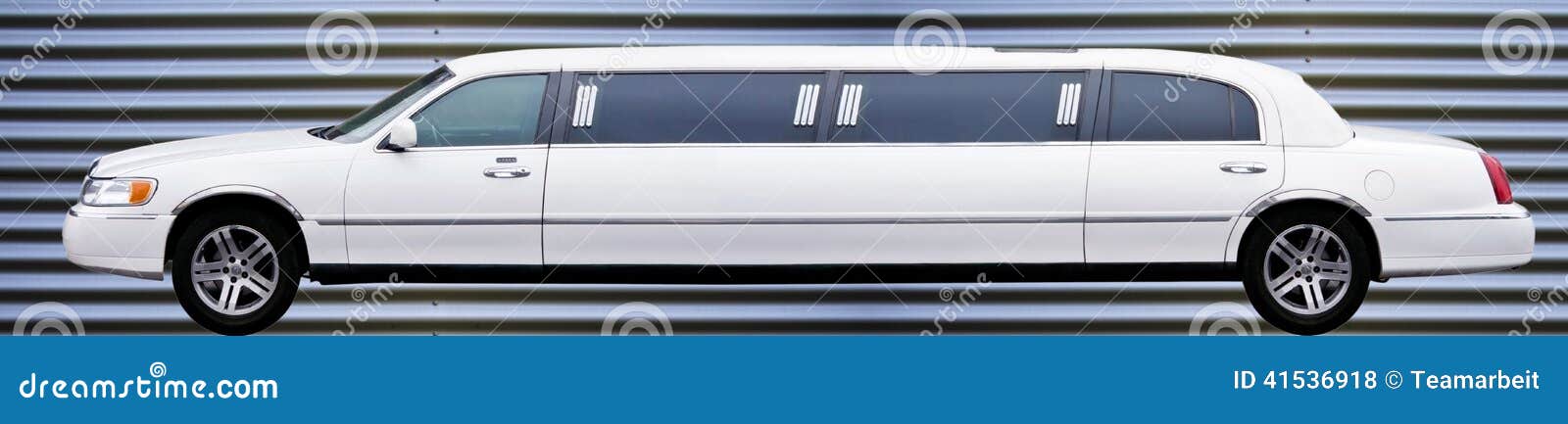 White Limousine stock photo. Image of style, stretch - 41536918