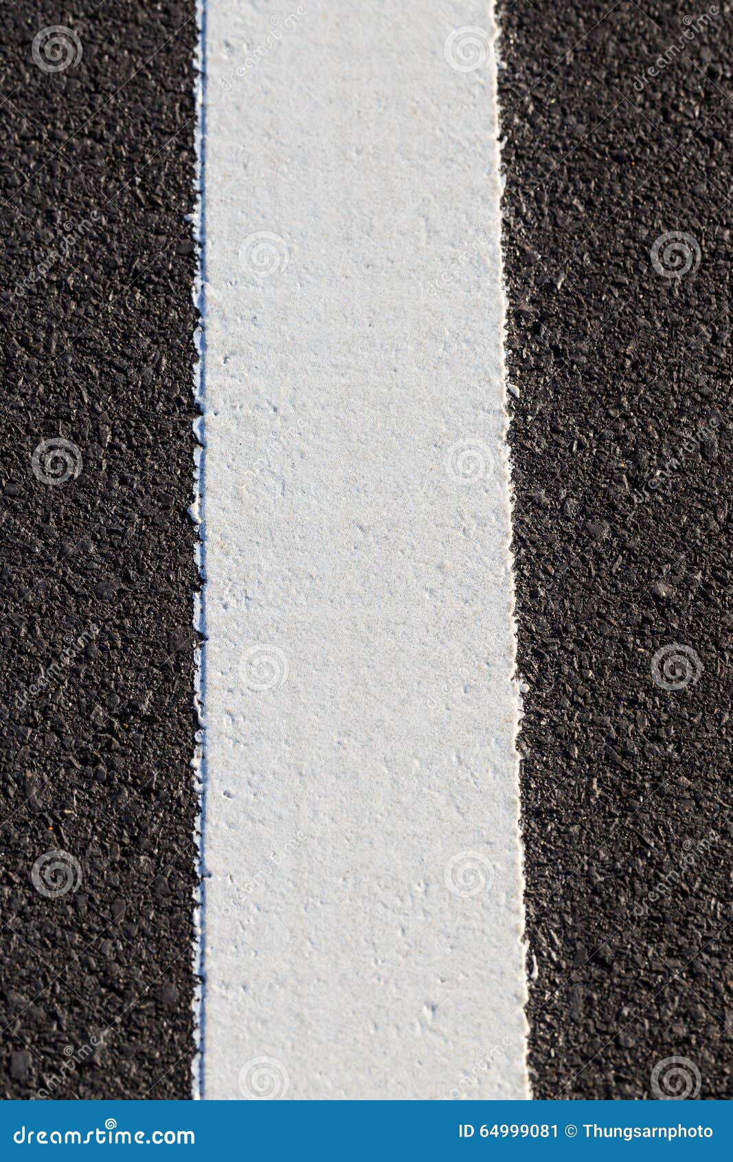 White Line on New Asphalt Road Stock Image - Image of granular ...