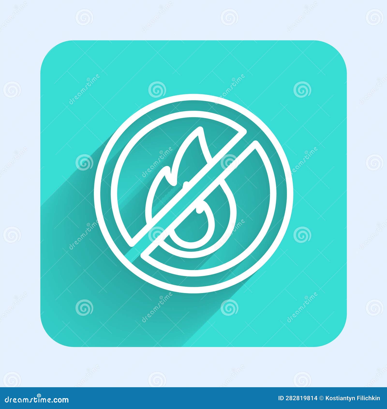 Red Forbidden And Green Allowed Signs Isolated On White Background ...