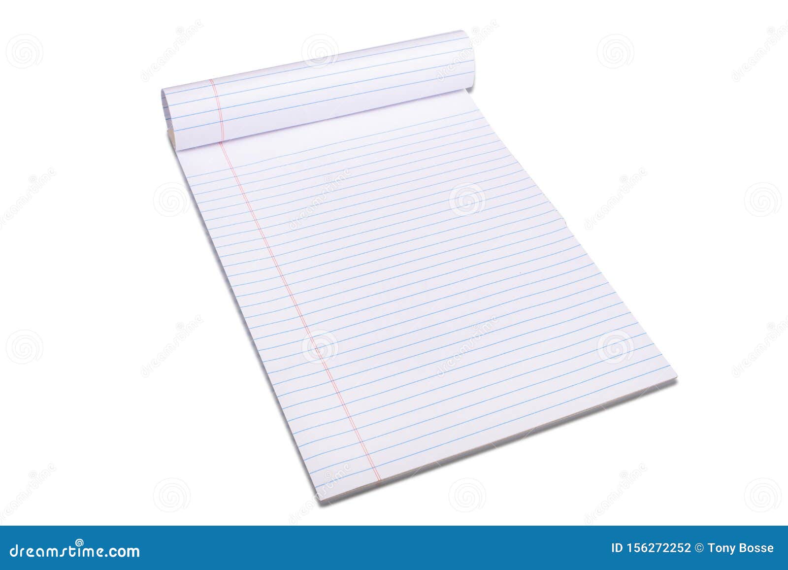 White Line Paper Notepad stock photo. Image of learning - 156272252